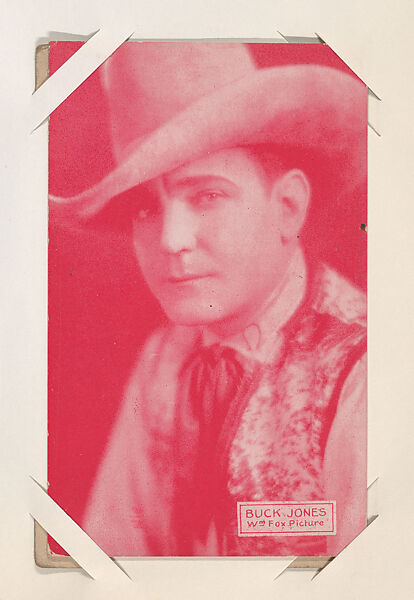 Buck Jones from Western Stars or Scenes Exhibit Cards series (W412 ...