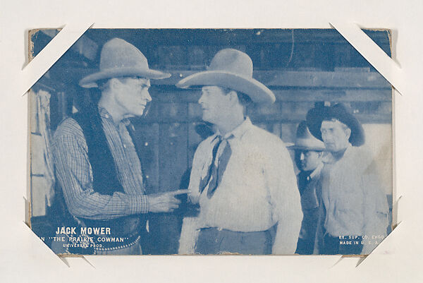 Exhibit Supply Company | Jack Mower in "The Prairie Cowman" from ...