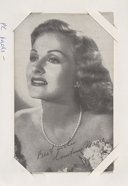 Constance Moore from Movie Stars Exhibit Cards series (W401) | The ...