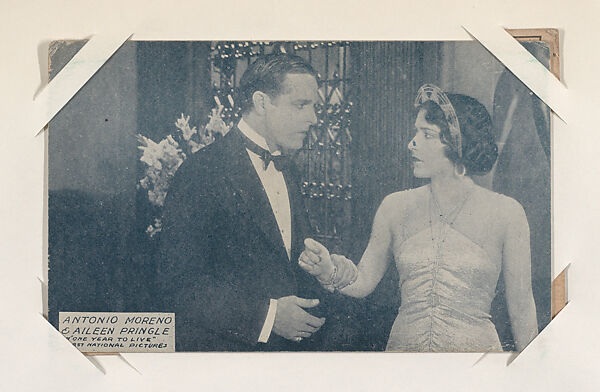 Antonio Moreno & Aileen Pringle in "One Year to Live" from Scenes from ...