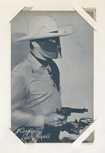Lee Powell from Western Stars or Scenes Exhibit Cards series (W412 ...