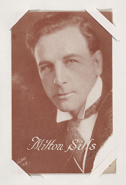 Milton Sills from Movie Stars Exhibit Cards series (W401) | The ...