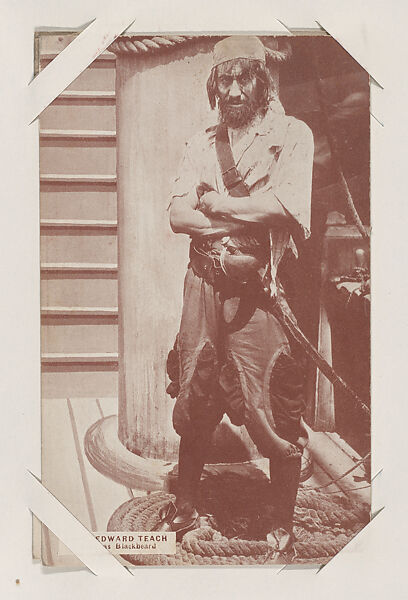 Capt. Edward Teach from Exhibit Cards Pirates and Historical Scenes ...