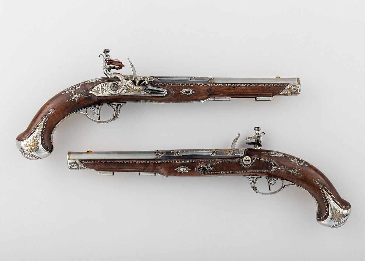 Tula Arms Factory | Pair of Flintlock Pistols made for Grand Duke ...