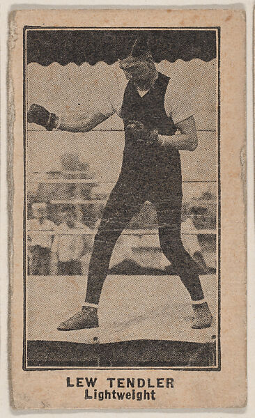 Lew Tendler, Lightweight, from Boxers strip cards (W580) - The ...