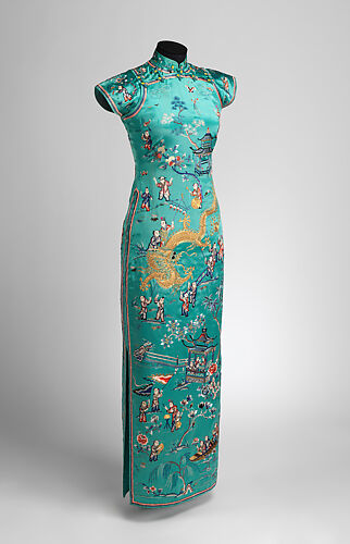 Evening cheongsam | Chinese | The Metropolitan Museum of Art