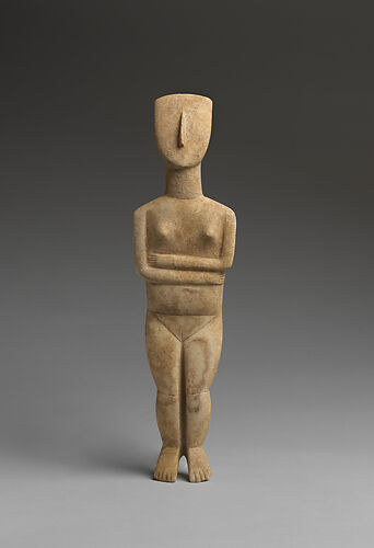 Marble female figure | Cycladic | Early Cycladic II | The Metropolitan ...