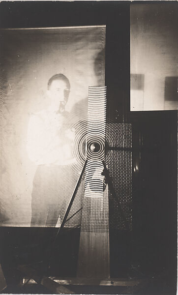 Man Ray - Marcel Duchamp with His Rotary Glass Plates Machine (in ...